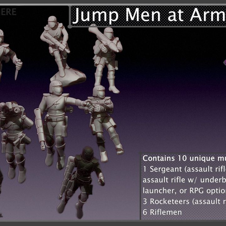 3D Printable Fractured Sphere - Heliochrome Jump Men at Arms Squad by DOWNTOWN3D